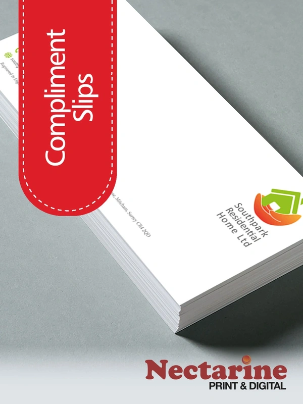 Compliment Slips | Nectarine Print